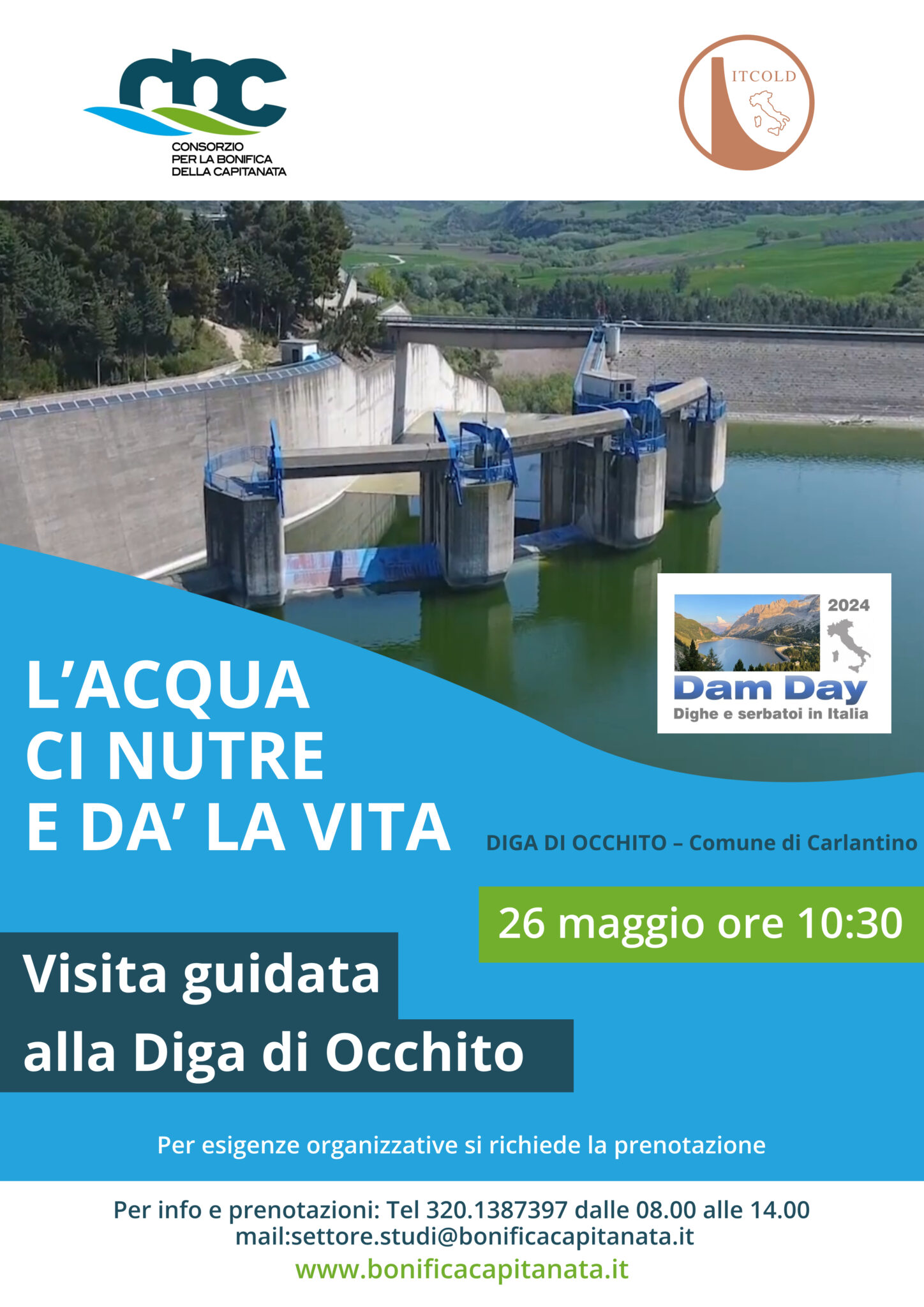 Dam Day – Dighe d’Italia 2024 – Consorzio per la Bonifica della Capitanata